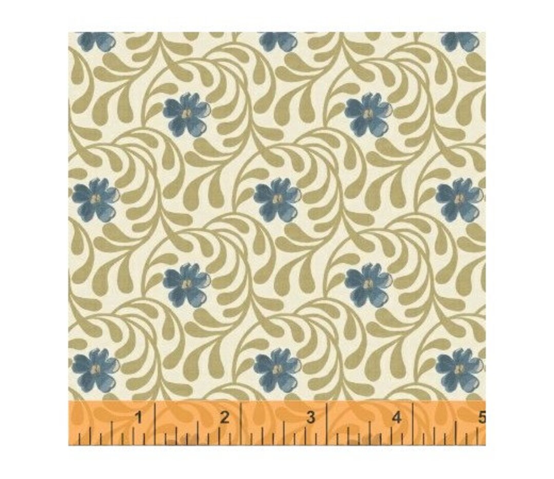 Windham Fabric Darcy 37166-2. %100 Color Quality Cotton by Fat 1/4 Yd ...