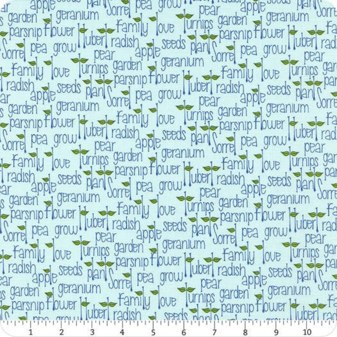 Riley Blake fabric Hubert and Sorrel Pattern C9094 Color Aqua. %100 ...