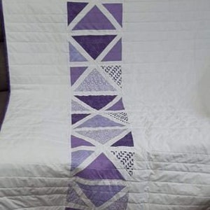 Ocean Path Quilt Kit Purple Pattern by Kitty Wilkin Ocean Sun Water ...