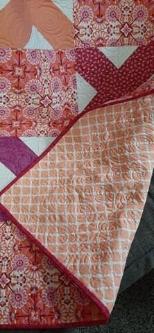 Cross Stitched Quilt Kit. Running Doe Quilts for Villa Rosa | Etsy