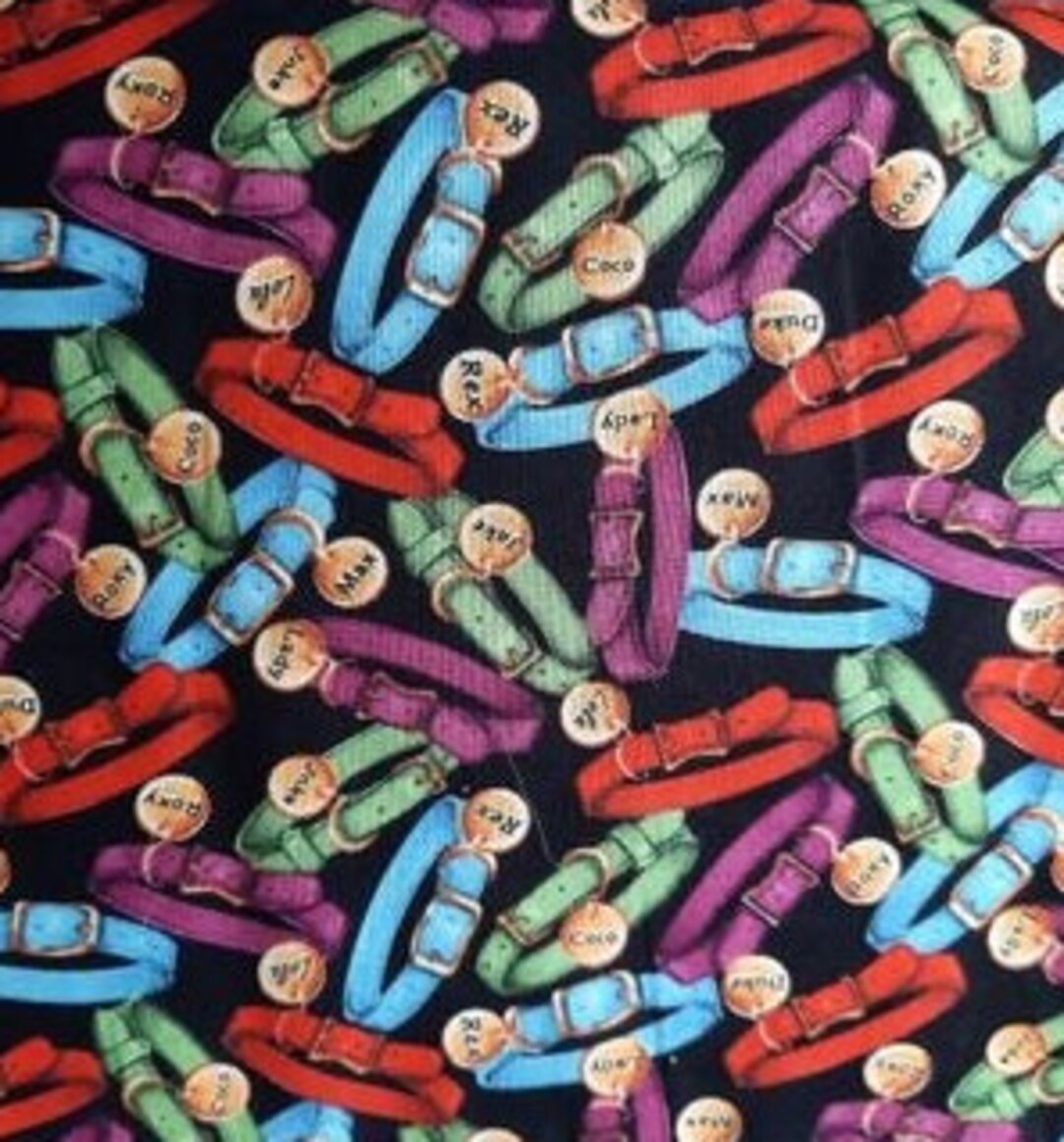 Blank Fabric Faithful Friend Pattern 8937 Color 099 Black. %100 Color ...