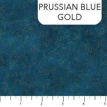 Blue and Gold Quilting Fabric - Etsy