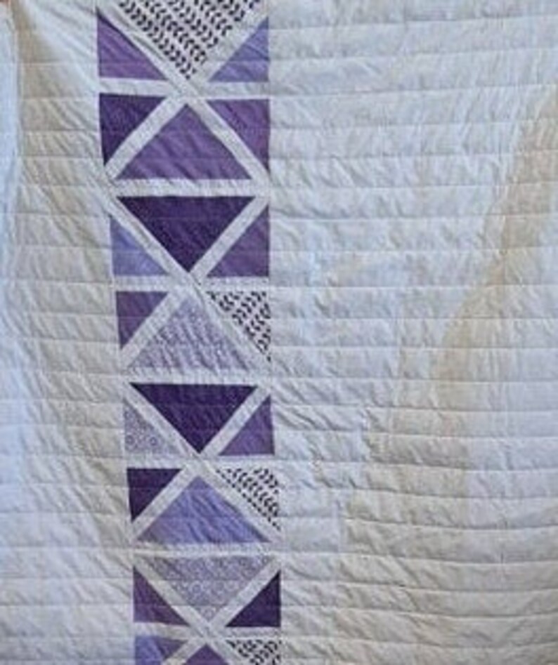 Ocean Path Quilt Kit Purple Pattern by Kitty Wilkin Ocean - Etsy