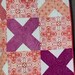 Cross Stitched Quilt Kit. Running Doe Quilts for Villa Rosa Designs ...