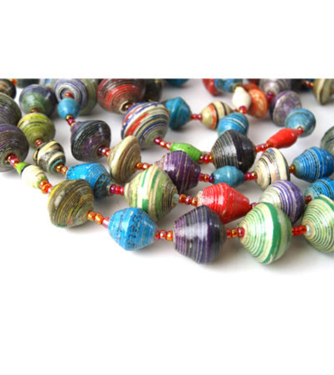 Summer Bead Necklace Gift for Her Bead Jewelry Rainbow - Etsy