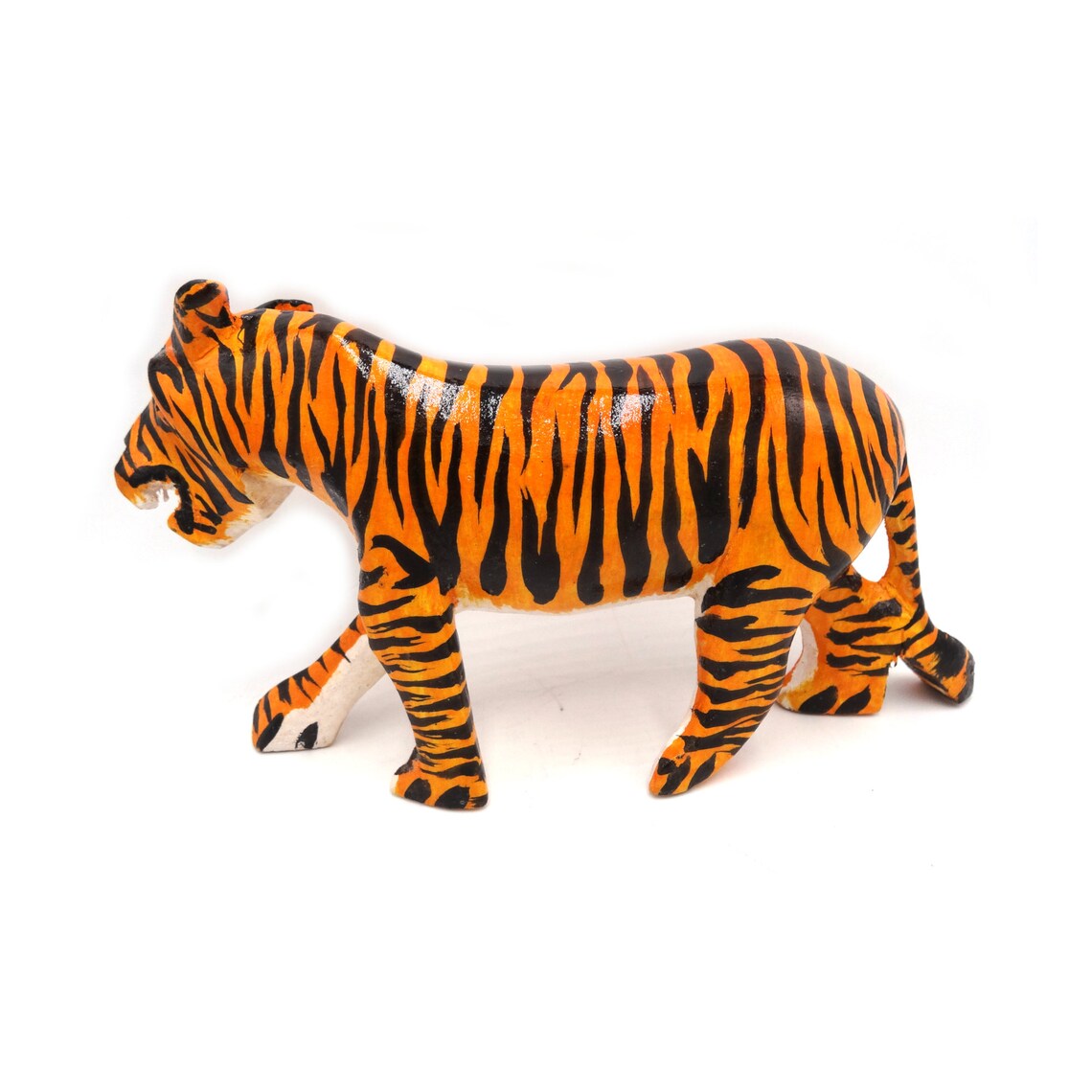 Model Wood Tiger Handmade From Recycled Upcycled Wood. - Etsy UK