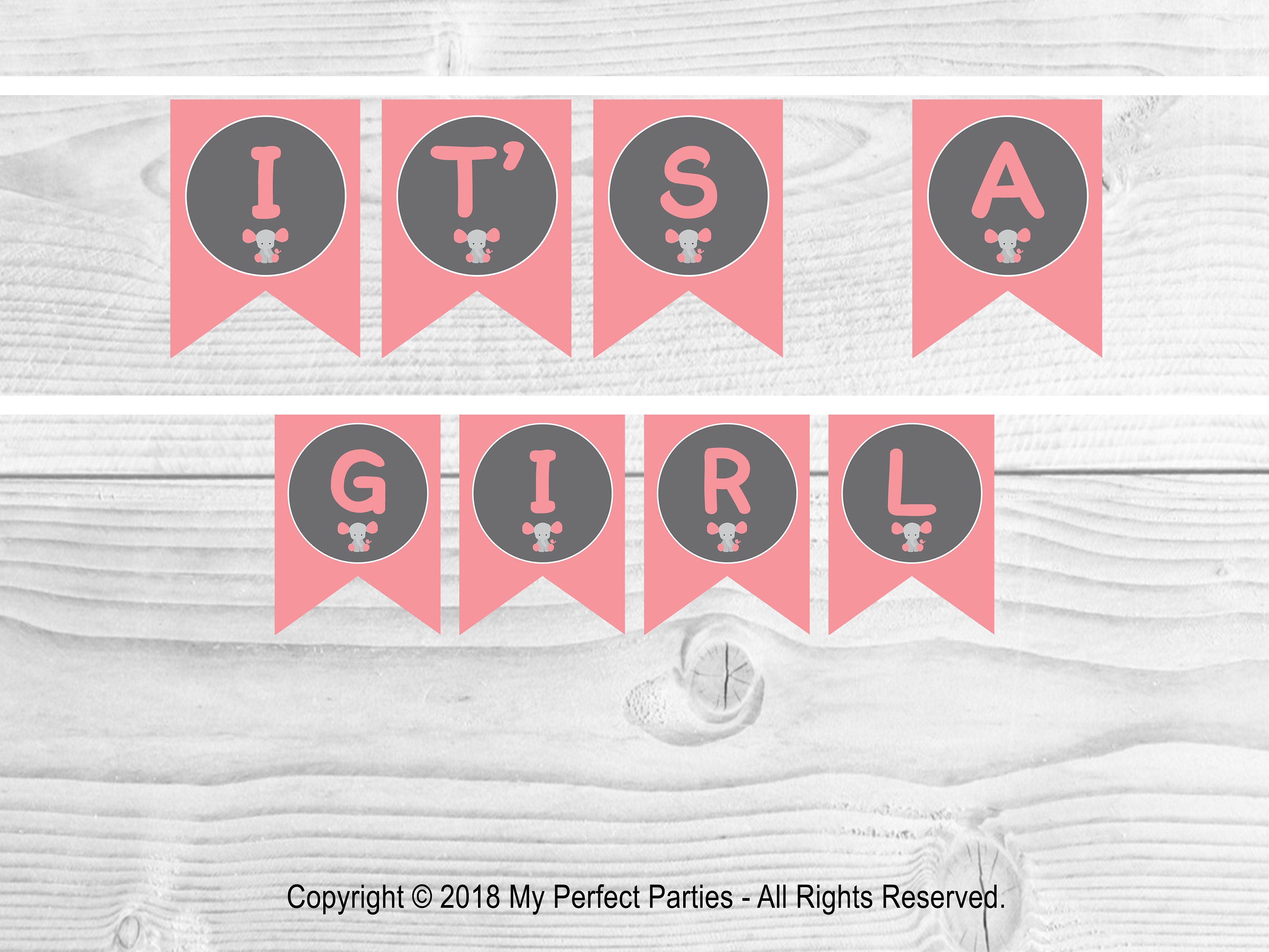 Its A Girl Banner Printable