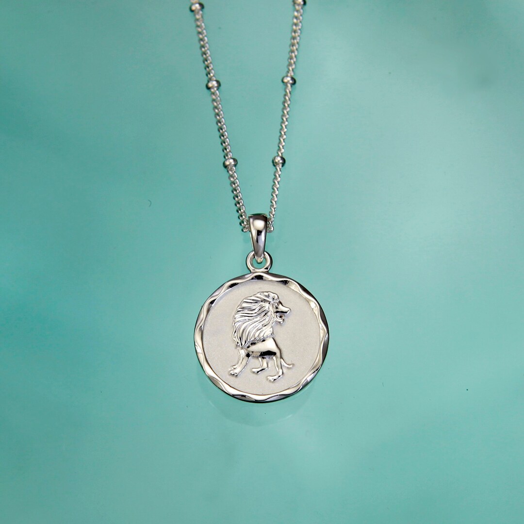 Silver Star Sign Zodiac Necklace | Leo Pendant | Horoscope Jewellery ...