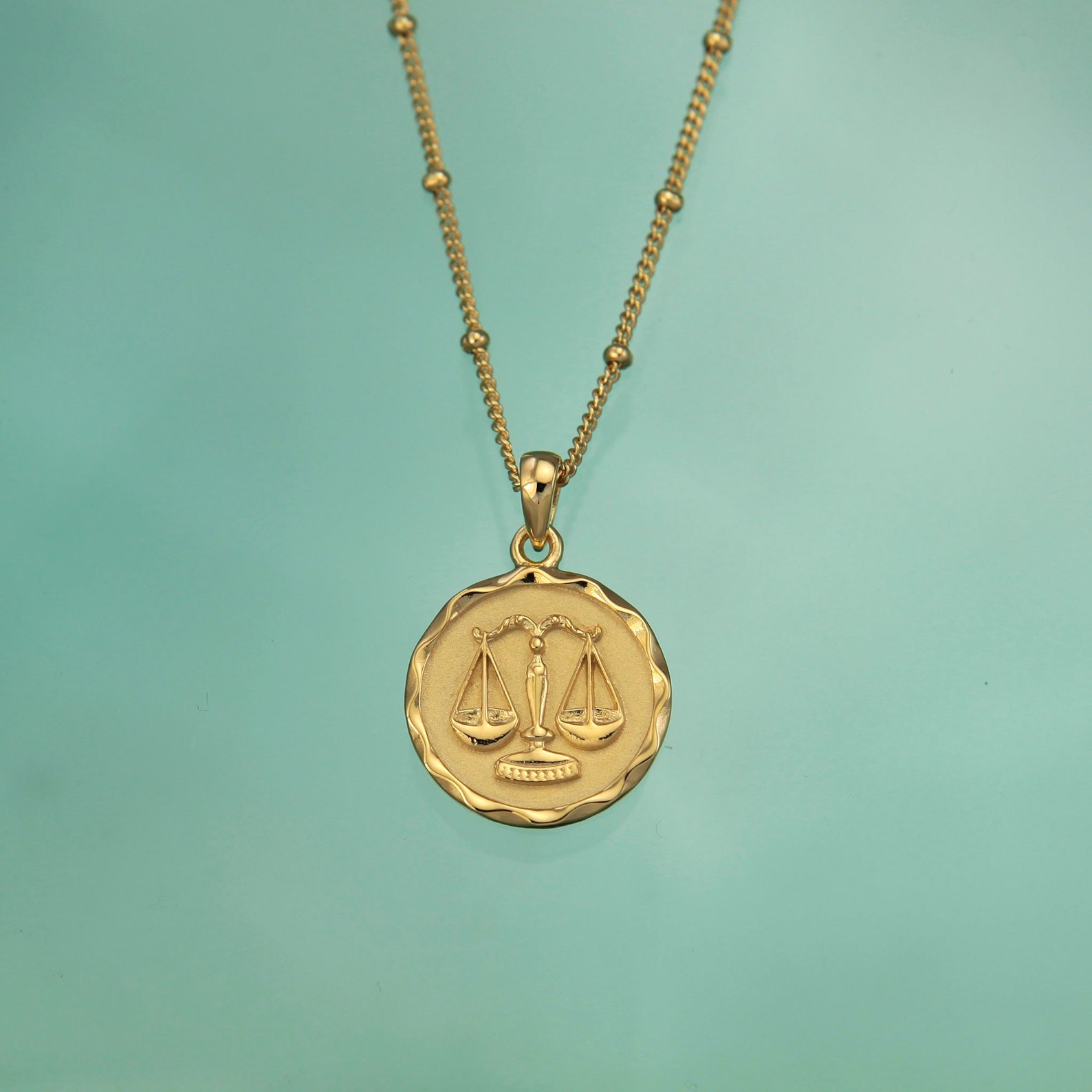 Gold Star Sign Zodiac Necklaces | Libra Pendant | Horoscope Jewellery ...