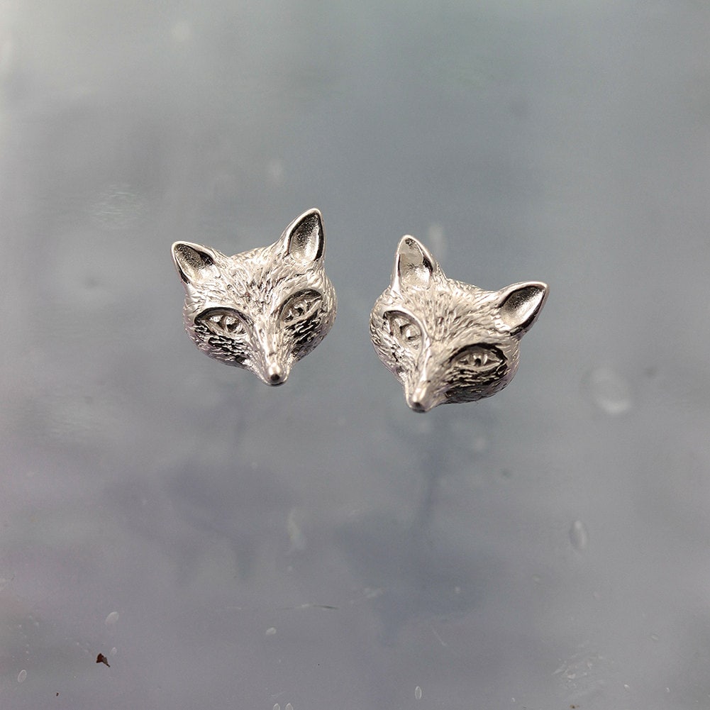 Sterling Silver Fox Jewelry - Etsy