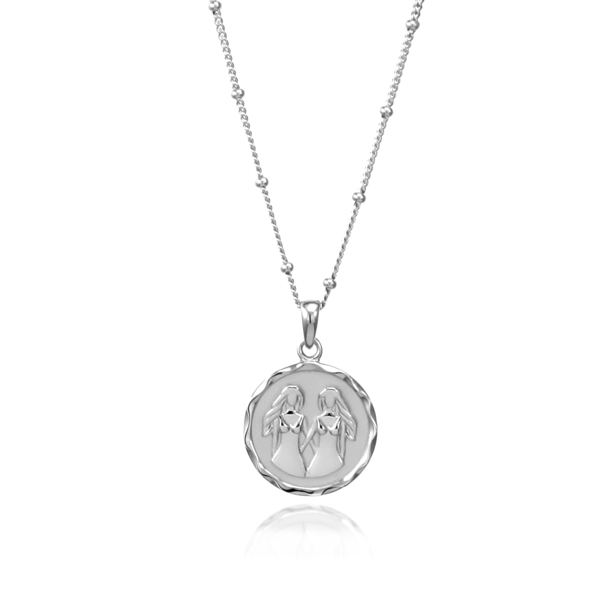 Gemini pendant silver store