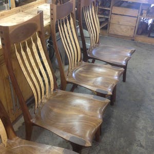 Sculpted Dining Chair - Etsy