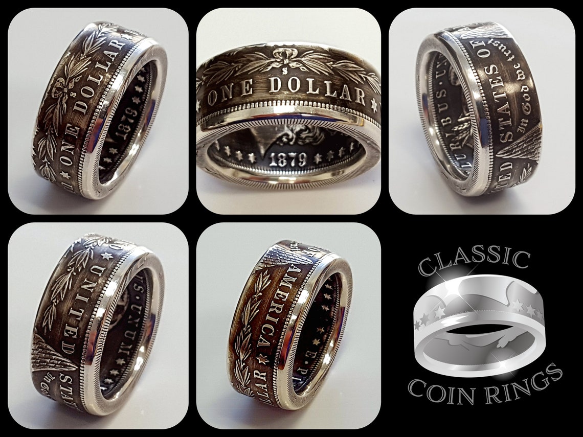 Morgan Silver Dollar Coin Ring - Etsy