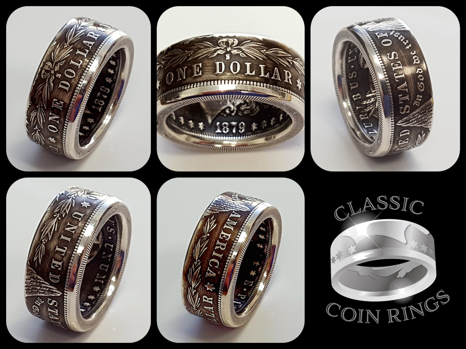 Morgan Silver Dollar Coin Ring - Etsy