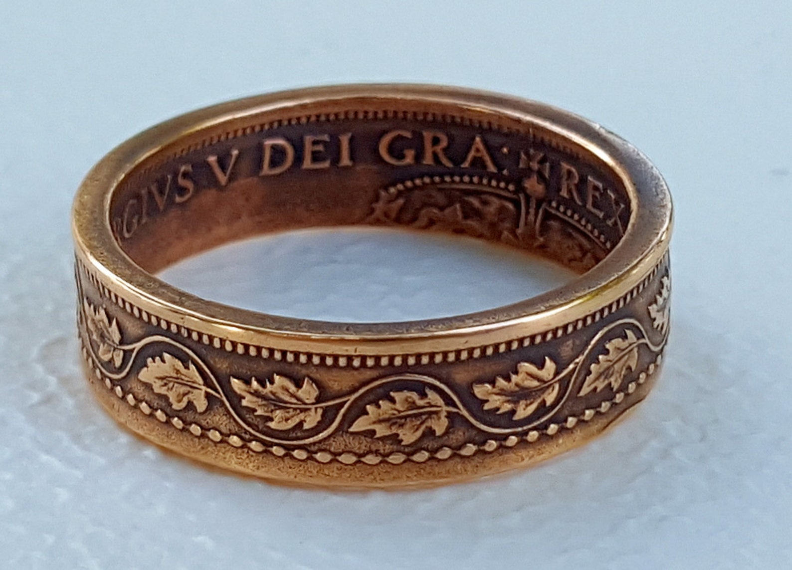 Canadian Large Cent Coin Ring - Etsy Sweden