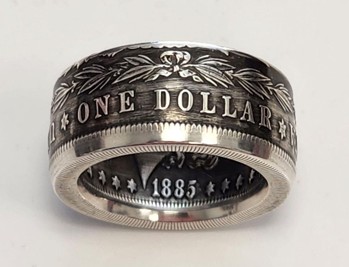 Morgan Silver Dollar Coin Ring - Etsy