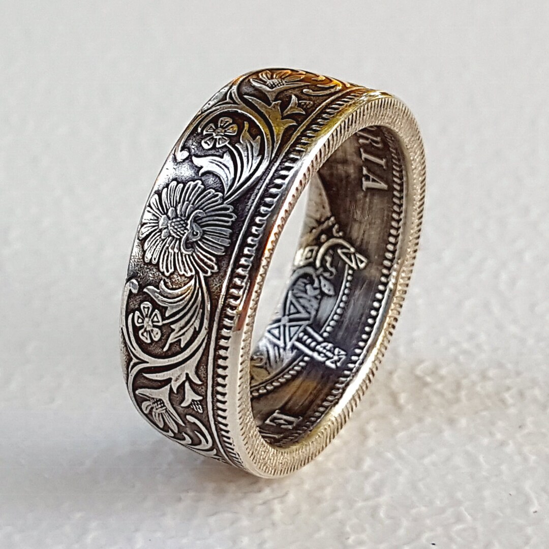 One Rupee Coin Ring - Queen Victoria - Etsy