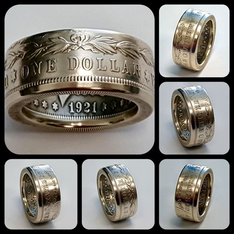 Morgan Silver Dollar Coin Ring - Etsy