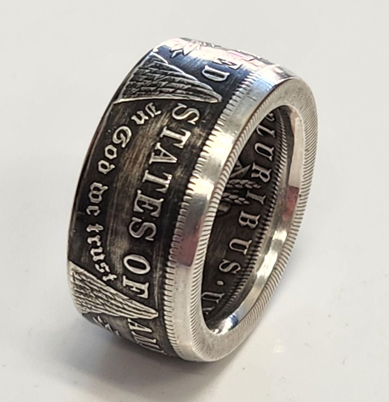 Morgan Silver Dollar Coin Ring - Etsy