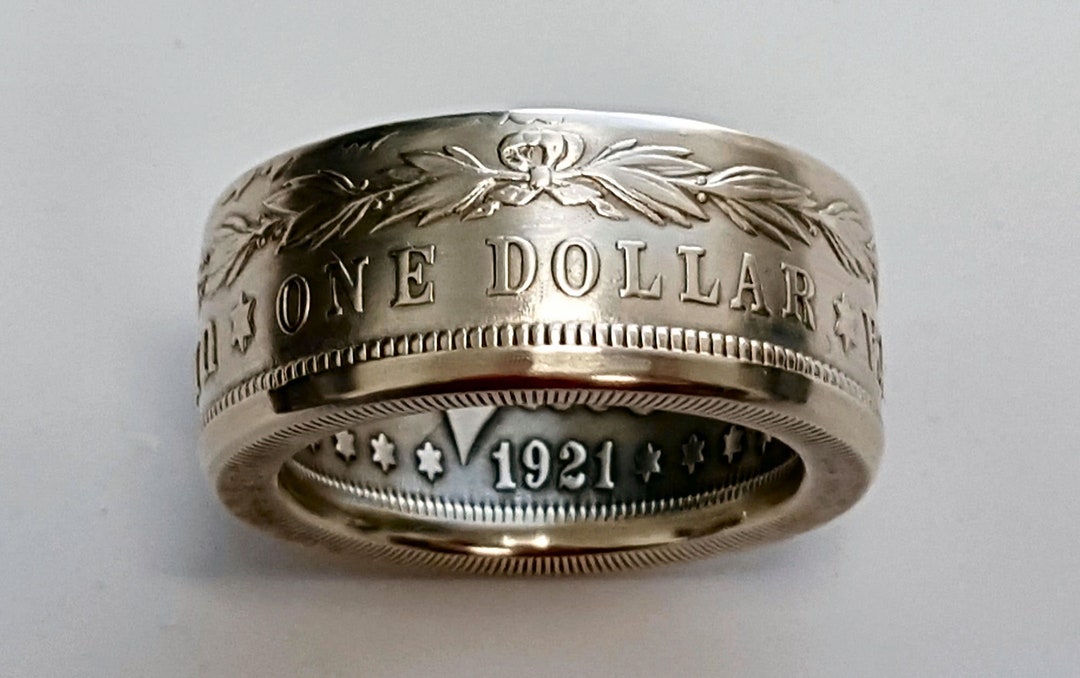 Morgan Silver Dollar Coin Ring - Etsy