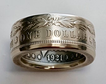 Morgan Silver Dollar Coin Ring | Etsy