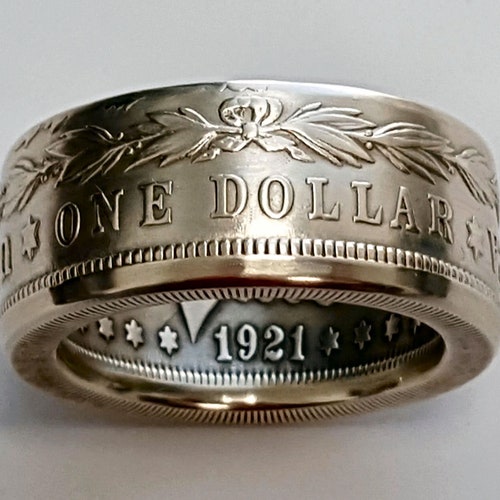 Morgan Silver Dollar Coin Ring - Etsy