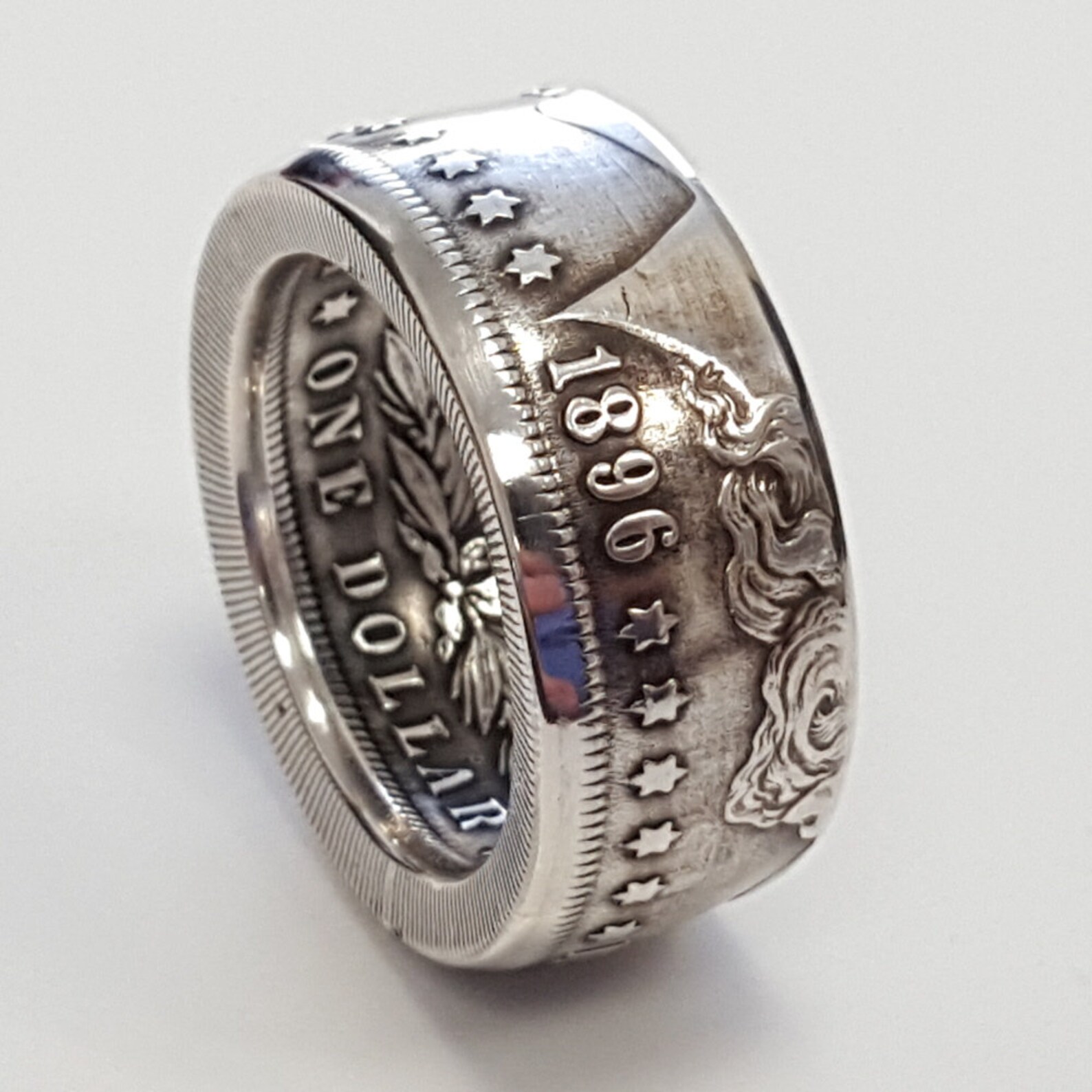 Morgan Silver Dollar Coin Ring - Etsy