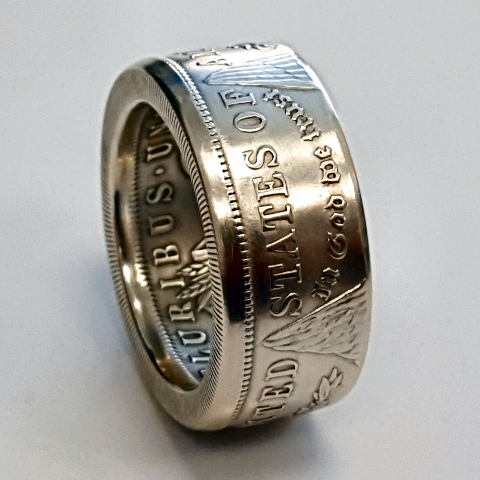 Morgan Silver Dollar Coin Ring - Etsy
