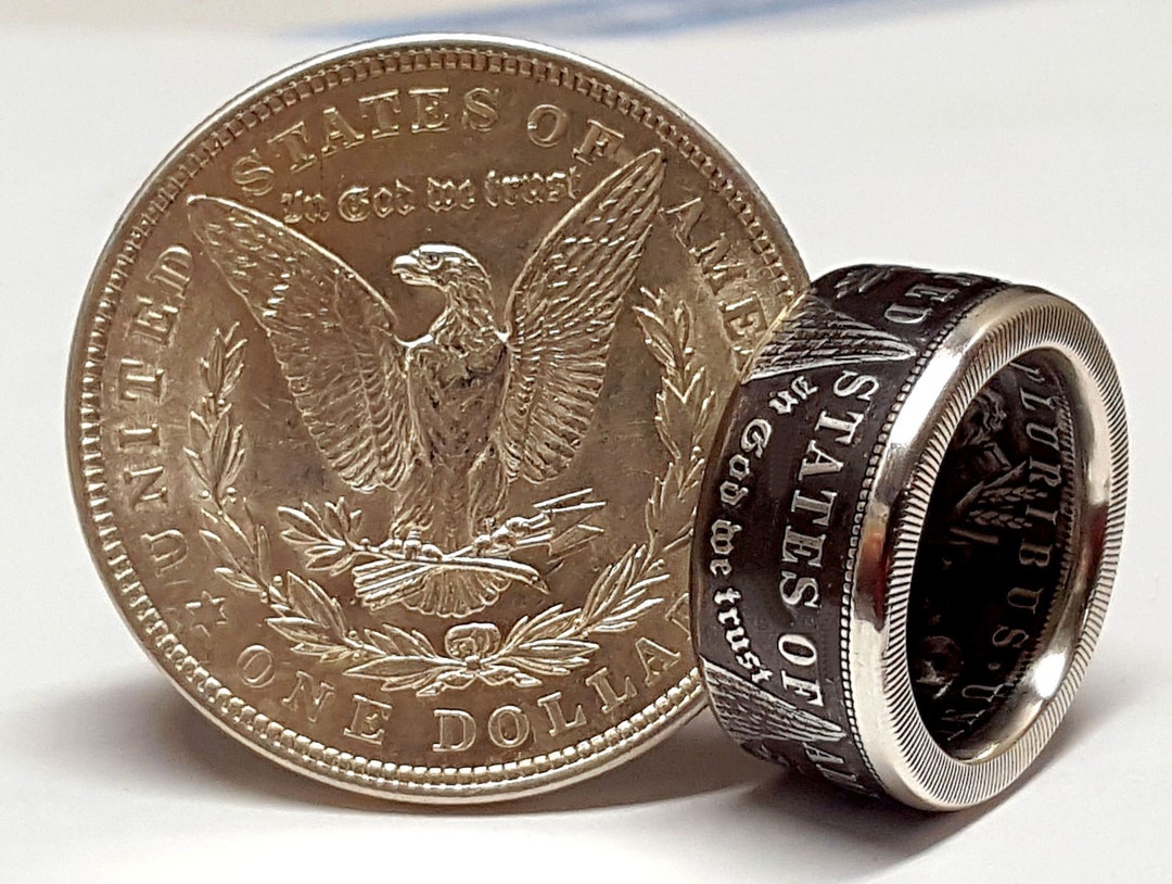 Morgan Silver Dollar Coin Ring - Etsy