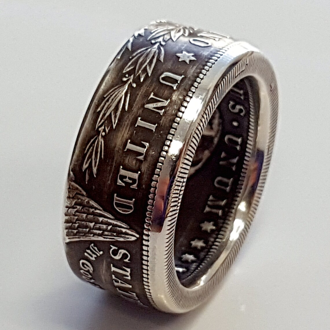 Morgan Silver Dollar Coin Ring - Etsy