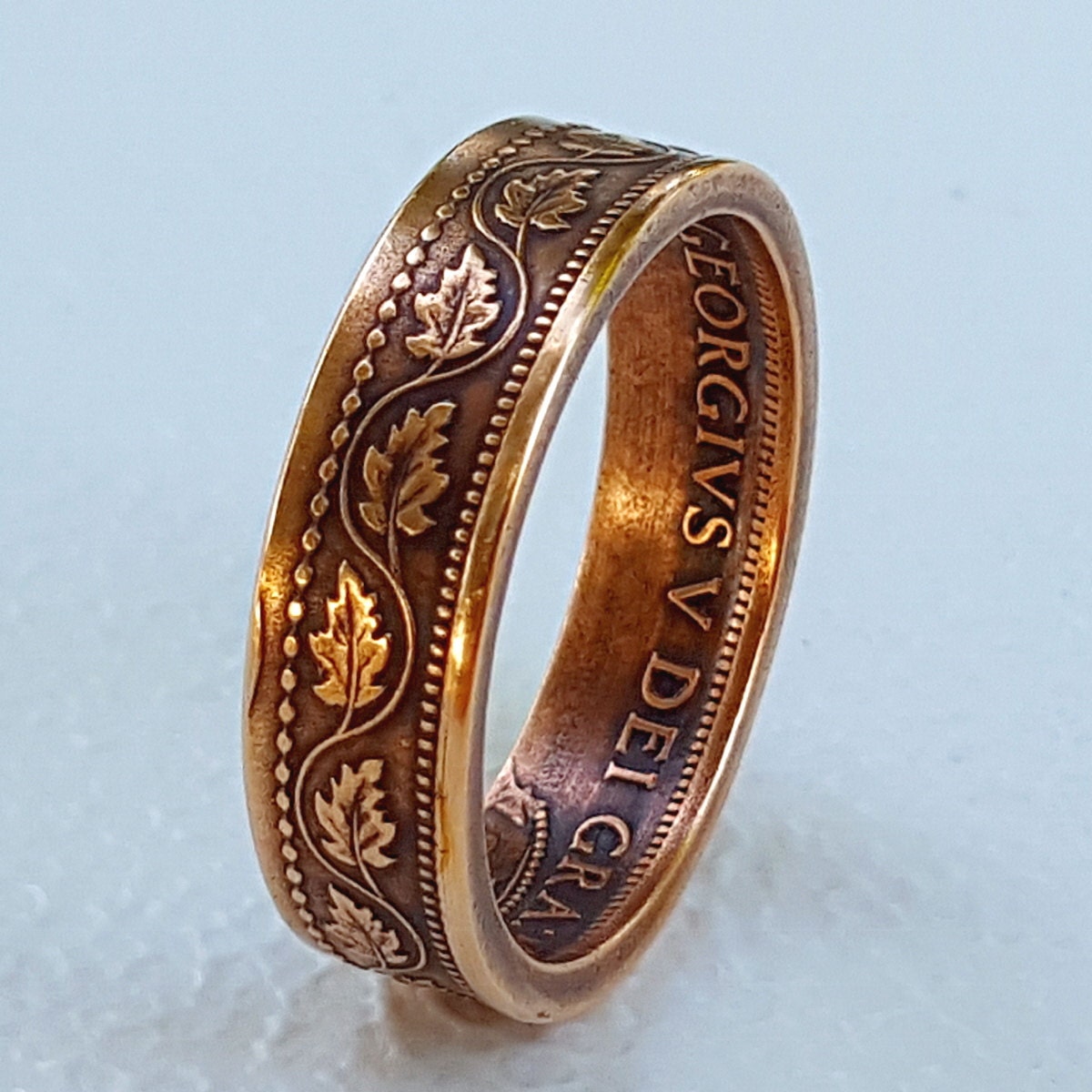 Canadian Large Cent Coin Ring - Etsy Sweden