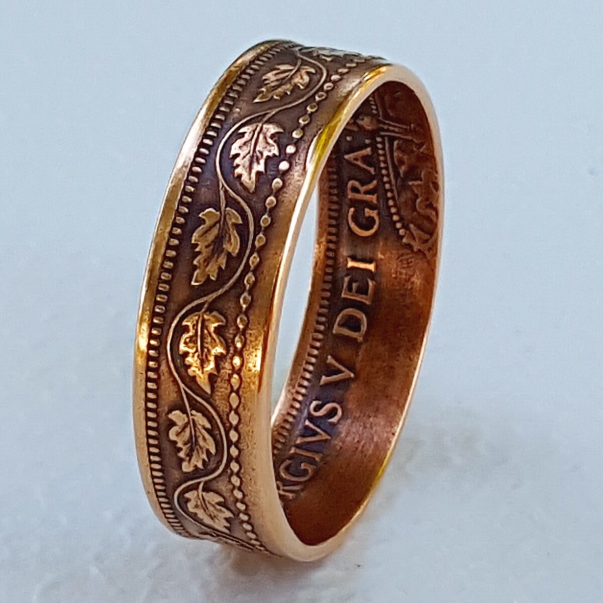 Canadian Large Cent Coin Ring - Etsy Sweden