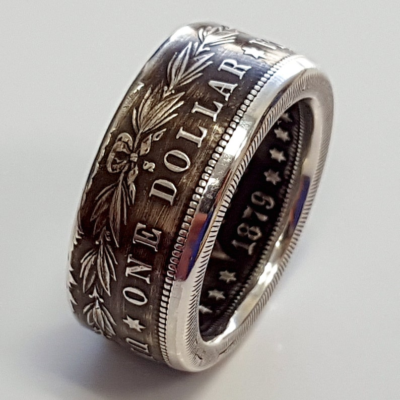 Morgan Silver Dollar Coin Ring - Etsy