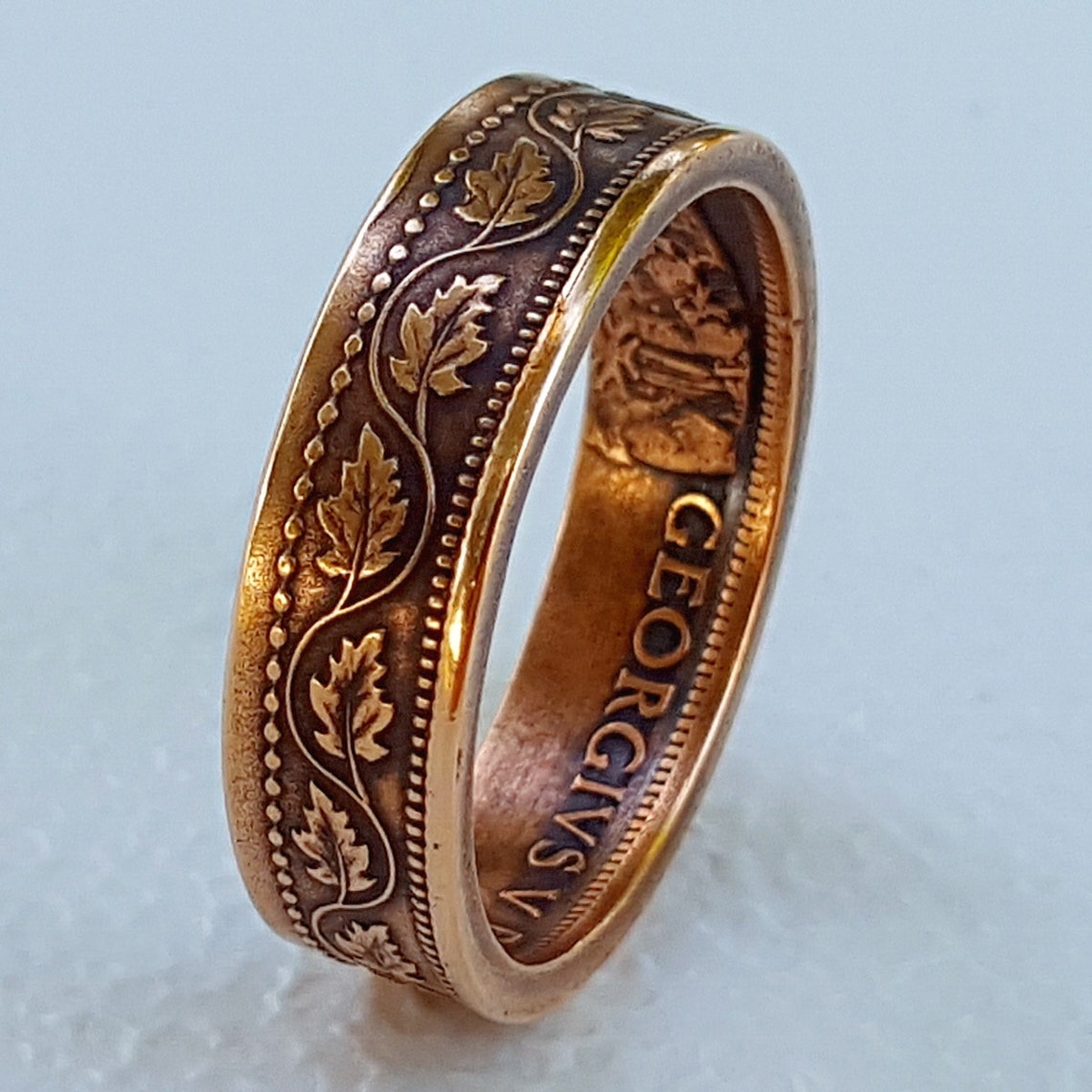 Canadian Large Cent Coin Ring - Etsy Sweden