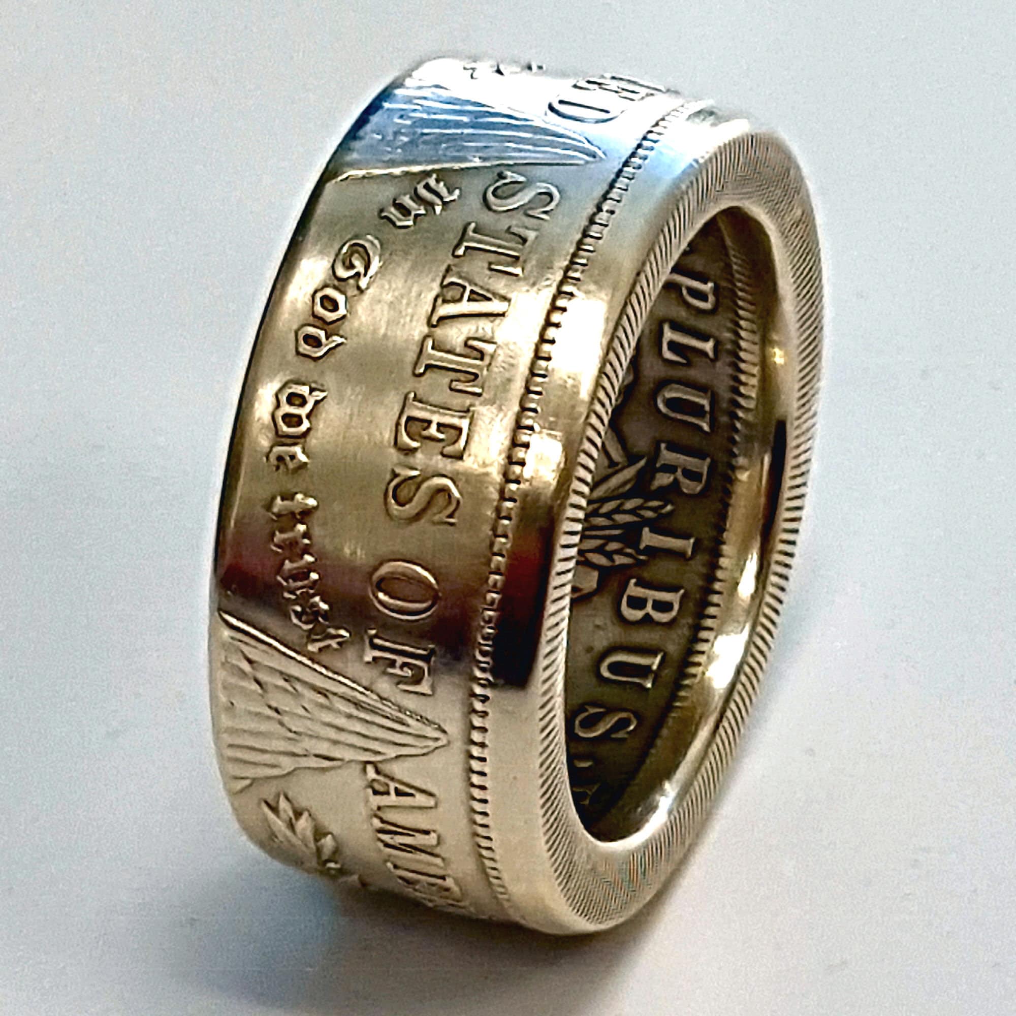 Morgan Silver Dollar Coin Ring - Etsy