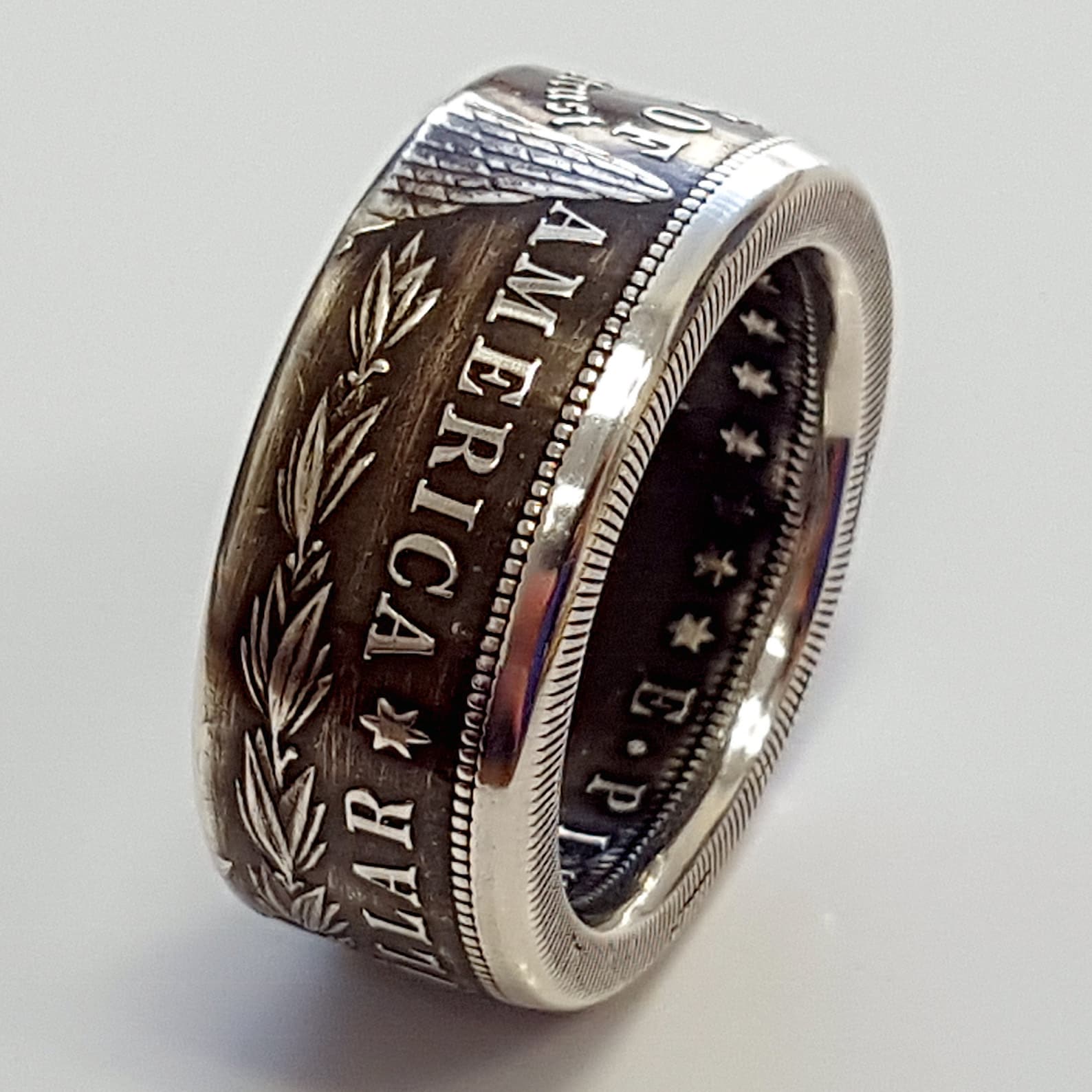 Morgan Silver Dollar Coin Ring - Etsy
