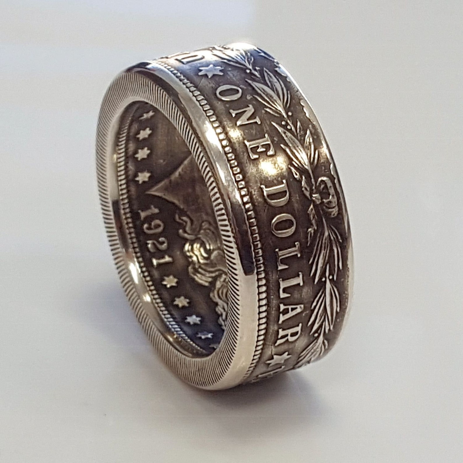 Morgan Silver Dollar Coin Ring - Etsy