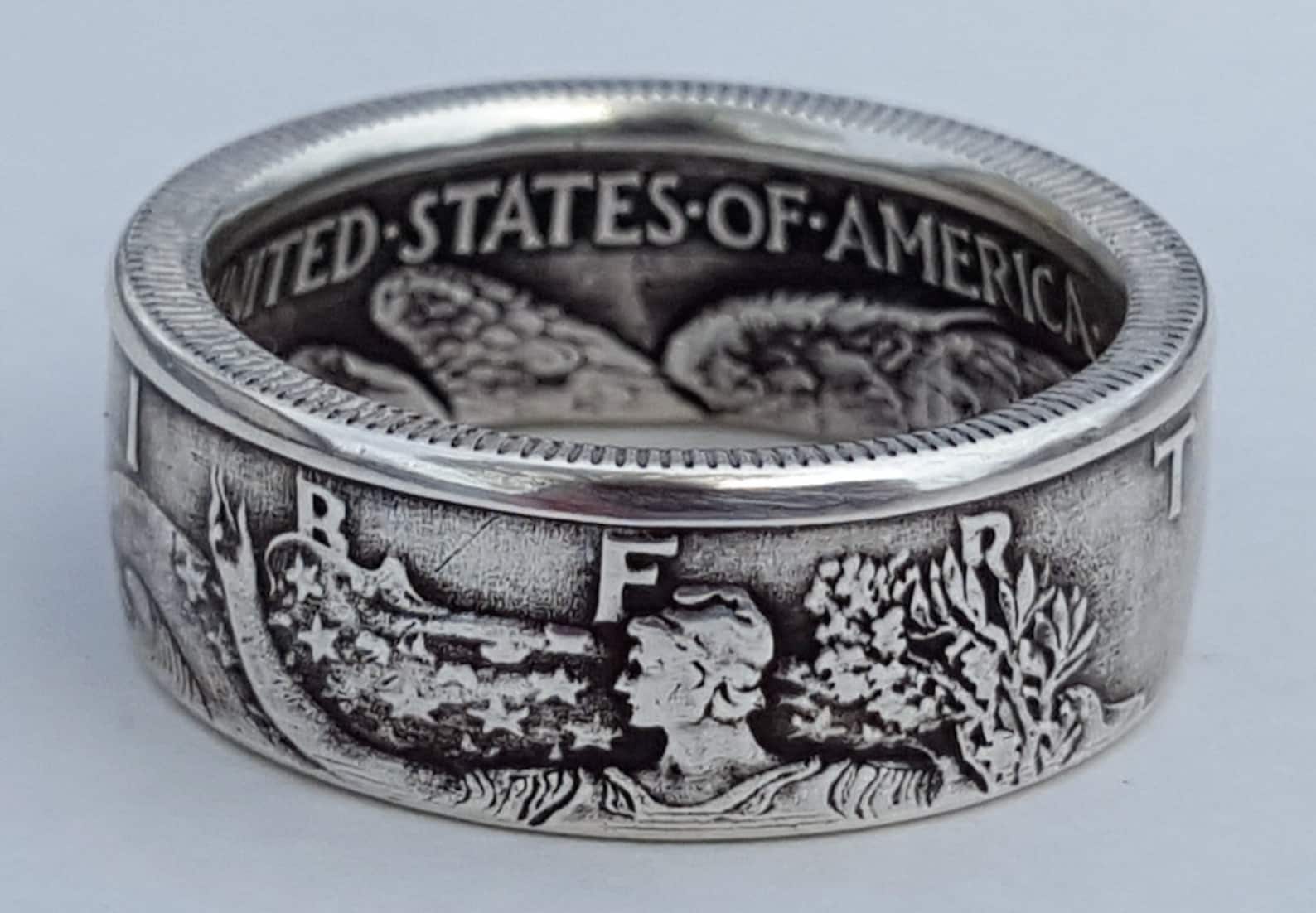 Walking Liberty Half Dollar Coin Ring - Etsy