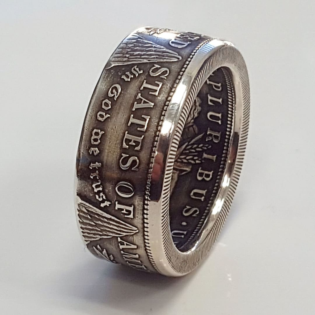 Morgan Silver Dollar Coin Ring - Etsy