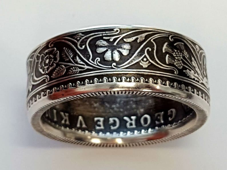 India One Rupee Coin Ring - Etsy