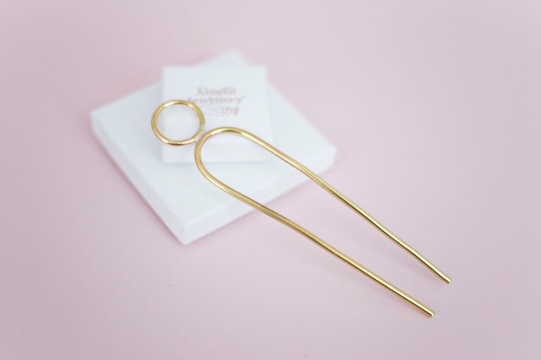 Brass Hair Pin - Etsy