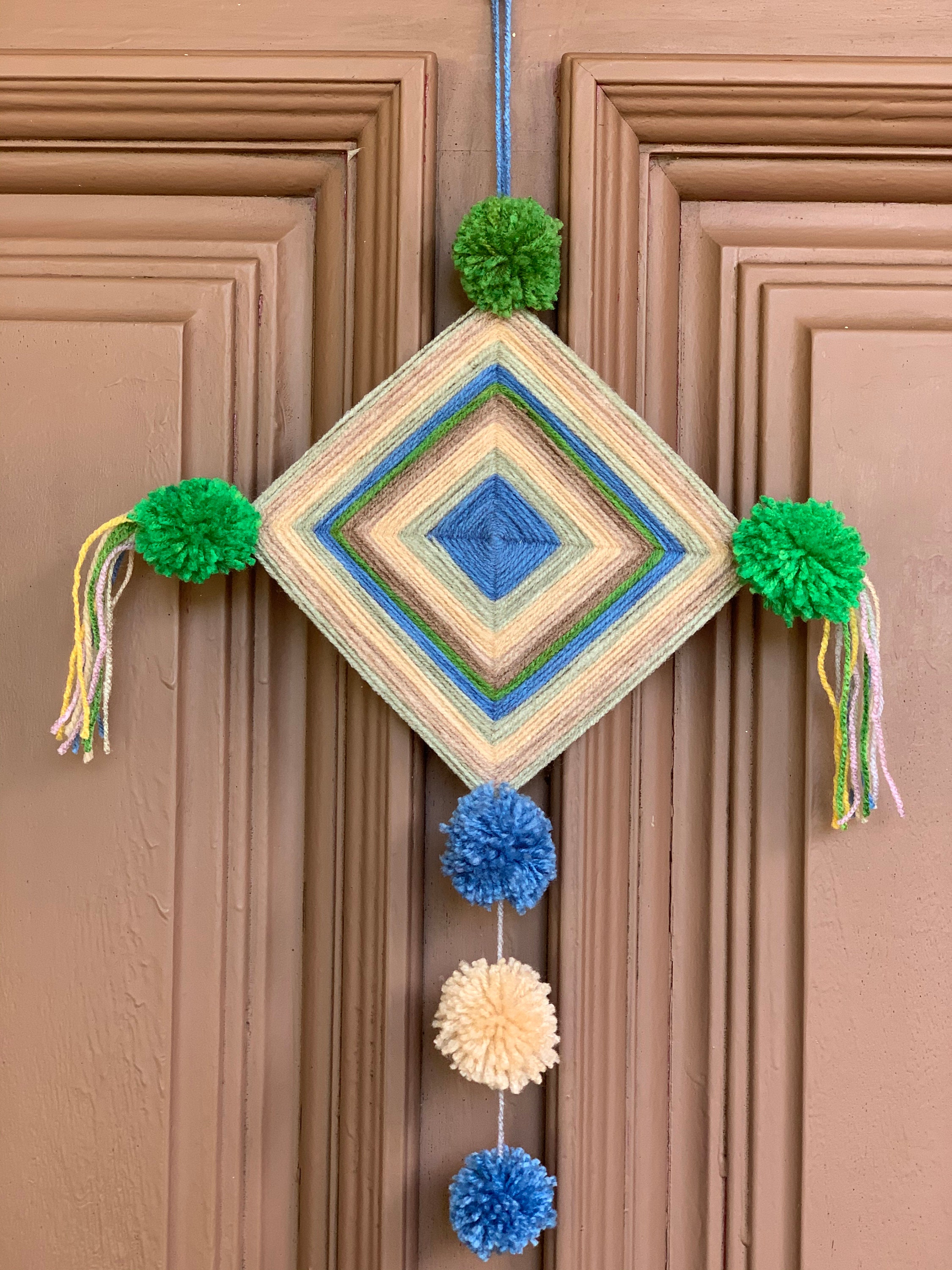 Ojo De Dios Wall Hanging Gods Eye Wall Hanging Mexican Etsy