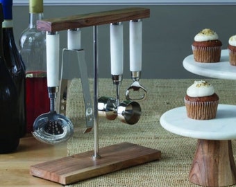 Wood Bar Tool Stand - Etsy