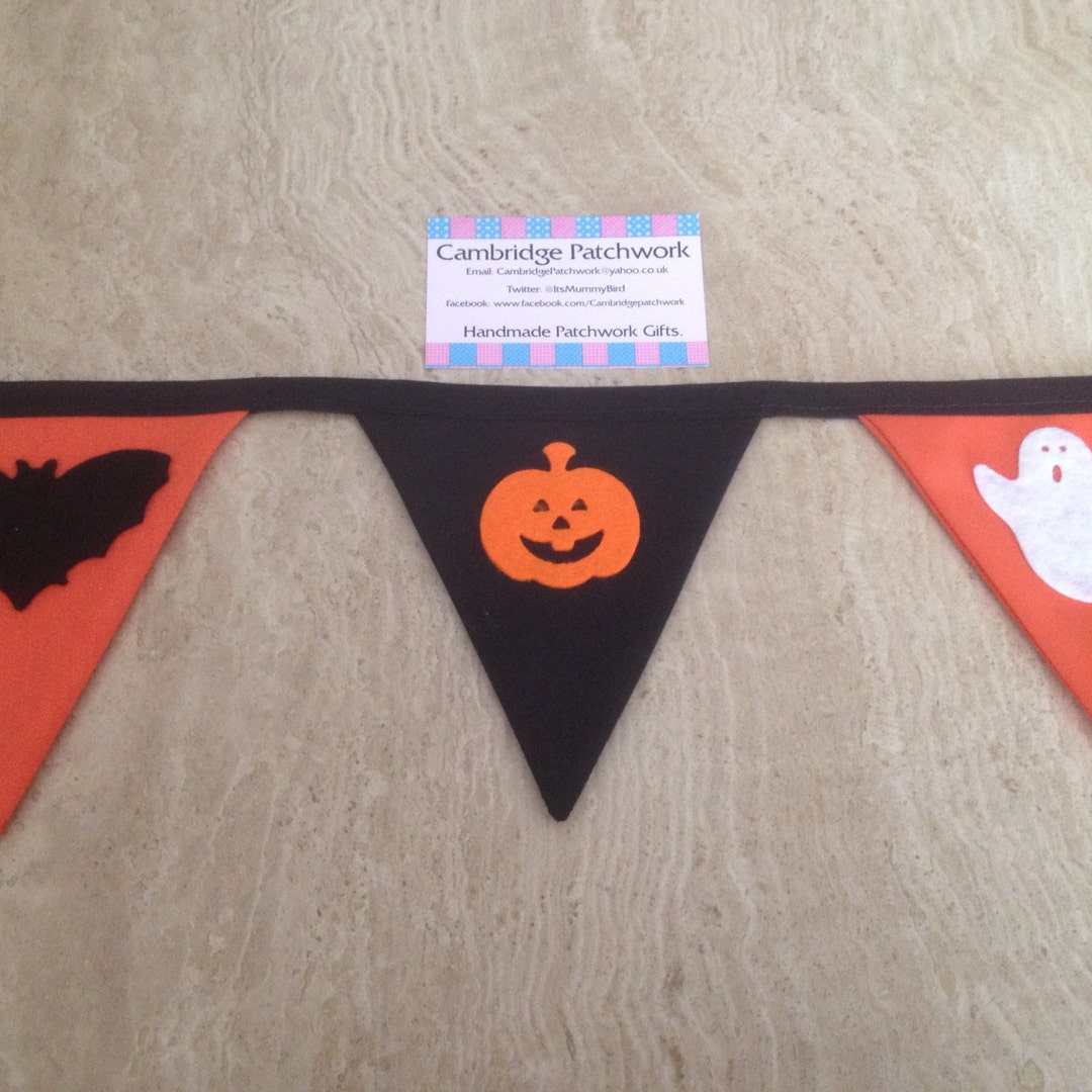 Handmade Halloween Bunting 2m Bunting (9 Flags) - Etsy