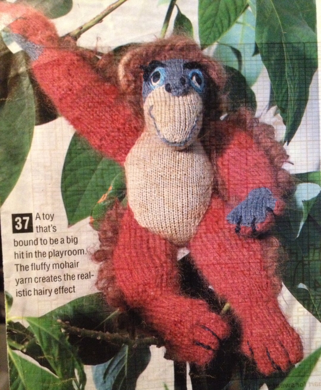Monkey,ape Toy Knitting Pattern - Etsy