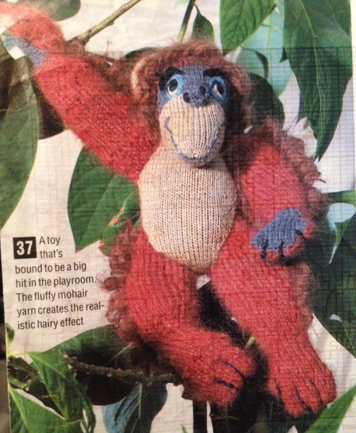 Monkey,ape Toy Knitting Pattern - Etsy