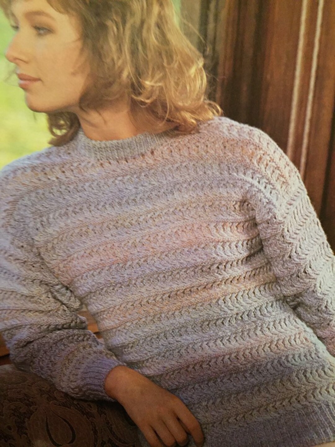 Ladies Round Neck Sweater Knitting Pattern - Etsy