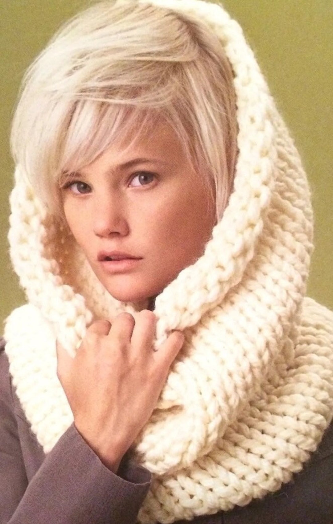 Snood Easy Knit, Chunky Knitting Pattern - Etsy