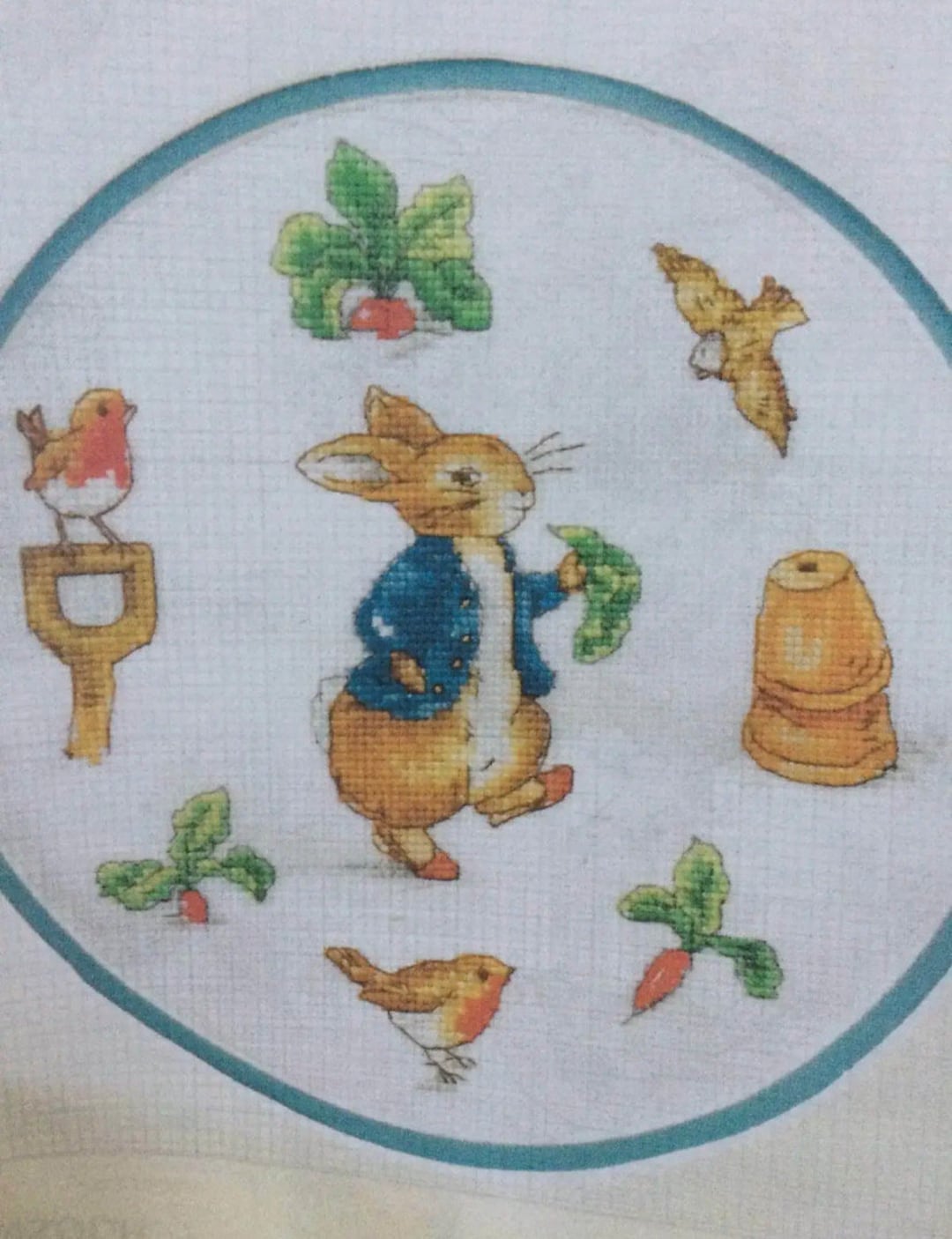 Peter Rabbit Cross Stitch Charts and Strand Guide - Etsy