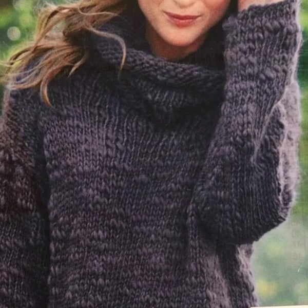 Cowl Neck Sweater - Etsy